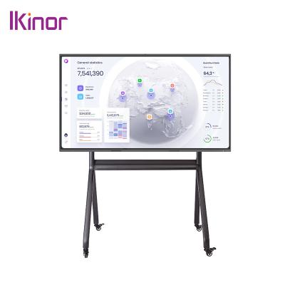 China 75 Inch 4K UHD Interactive Flat Panel Display Android 11 Smart Whiteboard for Classroom Office for sale
