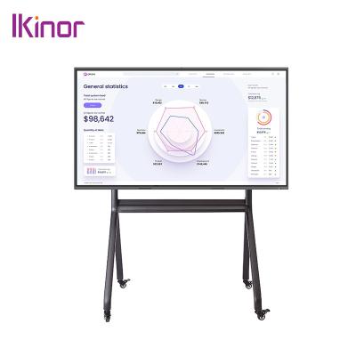 China 75 Inch Interactive White Smart Board 4K 3840x2160 Android 11 Windows System for sale
