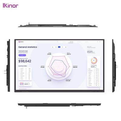 China Ikinor 65 Inch Interactive Flat Panel Android 11 Touch Screen Smartboard for sale