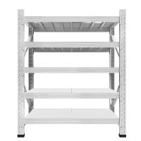 China Medium Duty Rack Steel Storage Adjustable Shelving Warehouse Gondola Display Rack for sale