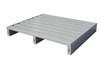 China Single-Side Steel Iron Pallets Metallic Pallet For Warehouse for sale