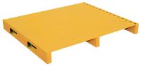 China Single-Side Steel Iron Pallets Metallic Pallet For Warehouse for sale
