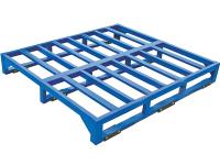 China Single-Side Steel Iron Pallets Metallic Warehouse Pallet for sale