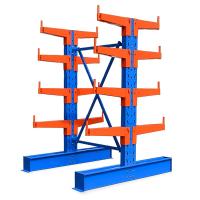 China Double Faced Middle Heavy Duty Cantilever Shelving System Long Material Industrial Rack for sale