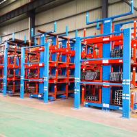 China Cantilever Steel Storage Racks Pallet Slotted Angle Shelving Metal Shelving for sale