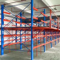 China Cantilever Steel Storage Racks Pallet Slotted Angle Shelving Metal Shelving for sale