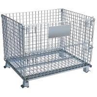 China Collapsible Wire Mesh Cage Pallet Racking Heavy Duty Warehouse Rack for sale
