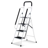 China Warehouse Moveable Multi Tiers American Style Step Ladder Trolley for sale