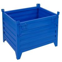 China Warehouse Heavy Duty Foldable And Stackable Steel Stillage Cage Collapsible for sale