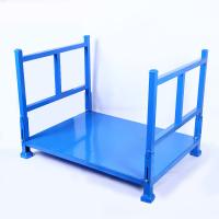 China Industrial Powder Coating Equipment Storage Steel Cubic Pallet Stacking Frame for sale