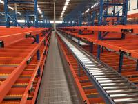 China Roller Racking System Metal Storage Carton Flow Racking for Warehouse Picking Equipment Rack Gravity Pallet Flow Rack for sale