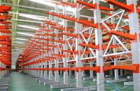China Adjustable Powder Coated / Hot DIP Galvanized Heavy Duty Cantilever Racking For Outdoor Steel Shelves Long Material for sale
