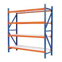 China Q235 Warehouse Pallet Storage Racks Industrial Supermarket Storage Medium Duty Rack for sale