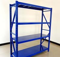 China Warehouse Panel Storage Shelves Steel Adjustable Medium Duty Storage Rack for sale