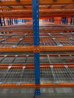 China Flared Welded Galvanized Steel Metal Storage Steel Wire Mesh Decking Panels Pallet Racking for sale