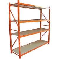 China Custom Detachable Bolts Light Duty Warehouse Rack Standard Rack Metal Racks Shelves for sale