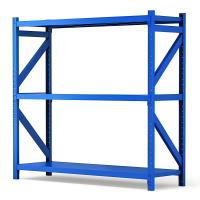 China Custom Detachable Bolts Light Duty Warehouse Rack Standard Rack Metal Racks Shelves for sale