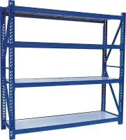 China Custom Detachable Bolts Light Duty Warehouse Rack Standard Rack Metal Racks Shelves for sale