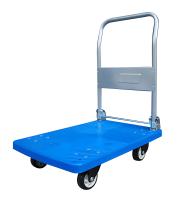 China Platform Steel Trolley Folding Flat Warehouse Moving Cart Folding Weight Capacity Folding Dolly Luggage Trolley Flatbed for sale