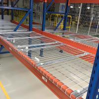 China Customized Large Size Galvanized Steel Metal Customized Big Step Beam Wire Mesh Deck Heavy Duty Support for sale