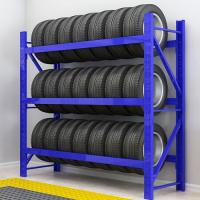 China Durable Customized Color Size Racking System For Tires And Wheels High Quality Storage Rack for sale