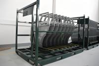 China Heavy Trucks Automotive Spare Parts Customizable Stacking Shelves Adjustable Auto Industry Steel Tire Rack for sale