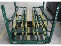 China Heavy Trucks Automotive Spare Parts Customizable Stacking Shelves Adjustable Auto Industry Steel Tire Rack for sale