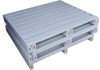 China Storage Equipment Stackable Pallets Industrial Steel Pallet Rack Heavy Duty Iron Steel Pallets for sale