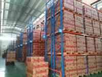 China Intensive Storage Shelves Steel Metal Heavy Duty Roller Rack Drive-in Rack For Warehouse for sale