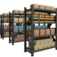 China Light / Medium Duty Metal Rack For Industrial Factory Garage Warehouse Storage Shelf for sale