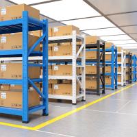 China Light / Medium Duty Metal Rack For Industrial Factory Garage Warehouse Storage Shelf for sale