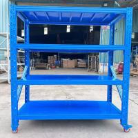 China Warehouse Panel Storage Shelves Steel Adjustable Medium Duty Storage Rack for sale