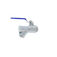 China Stainless Steel Y-Type Filter Ball Valve with Strainer Water Industrial Usage Media Water for sale