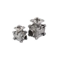China CF8 CF8m ISO5211 High Platform Thread 3PC Ball Valve for Customer Requirements for sale