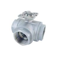 China 304/316 Stainless Steel High Platform T Type Ball Valve Direct Nominal Pressure Pn1.6MPa for sale