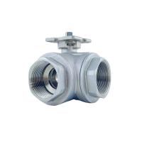 China 304/316 Stainless Steel High Platform T Type Ball Valve Direct Nominal Pressure Pn1.6MPa for sale