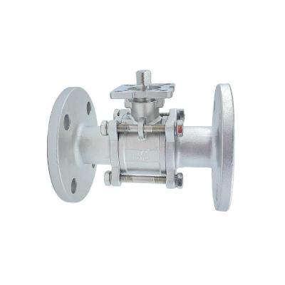 China High Platform 3PC Industrial Flanged Ball Valve Silica Sol by Structure PN1.0-32.0MPa for sale