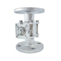China DN15-DN100 Stainless Steel Three-Pieces High Platform Industrial Flange Ball Valve Q41F for sale