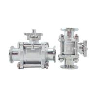 China 1000wog High Platform Stainless Steel 3PC Clamp Ball Valve from Trusted Manufacturers for sale