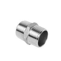 China Stainless Steel Hex Nipple with Male End Connection SS304 SS316L BSPT/NPT/BSPP for sale