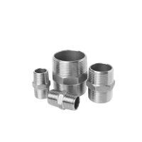 China Stainless Steel Hex Nipple with Male End Connection SS304 SS316L BSPT/NPT/BSPP for sale