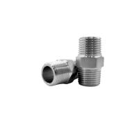 China 1/2inch G Thread 304 Stainless Steel Hydraulic Nipple for Heavy Duty Applications for sale
