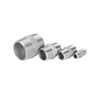 China Stainless Steel Threaded Nipple Hose Nipple for DIN2999 Threaded Hexagon Head DIN2999 for sale
