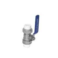China Thread Connection Form SS304/201 Stainless Steel Double Union PPR Ball Valve Water Media for sale