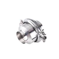 China Non-Return Check Sanitary Valve with Stainless Steel Welding Connection and FOB Term for sale