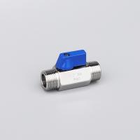 China 304 Stainless Steel Male and Female Thread Air Compressor Cut off Valve Micro Switch Mini Ball Valve for sale