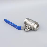 China Normal Temperature 2PC Ball Valve with Manual Stainless Steel Female Thread Connection for sale