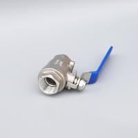 China Normal Temperature 2PC Ball Valve with Manual Stainless Steel Female Thread Connection for sale