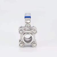 China Structure Floating Stainless Steel 3PC Welded Ball Valve CF8m Bw/Sw Customized Request for sale