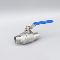 China Manual 2PC Ball Valve with Male/Male Thread Connection 304 Stainless Steel from Direct for sale